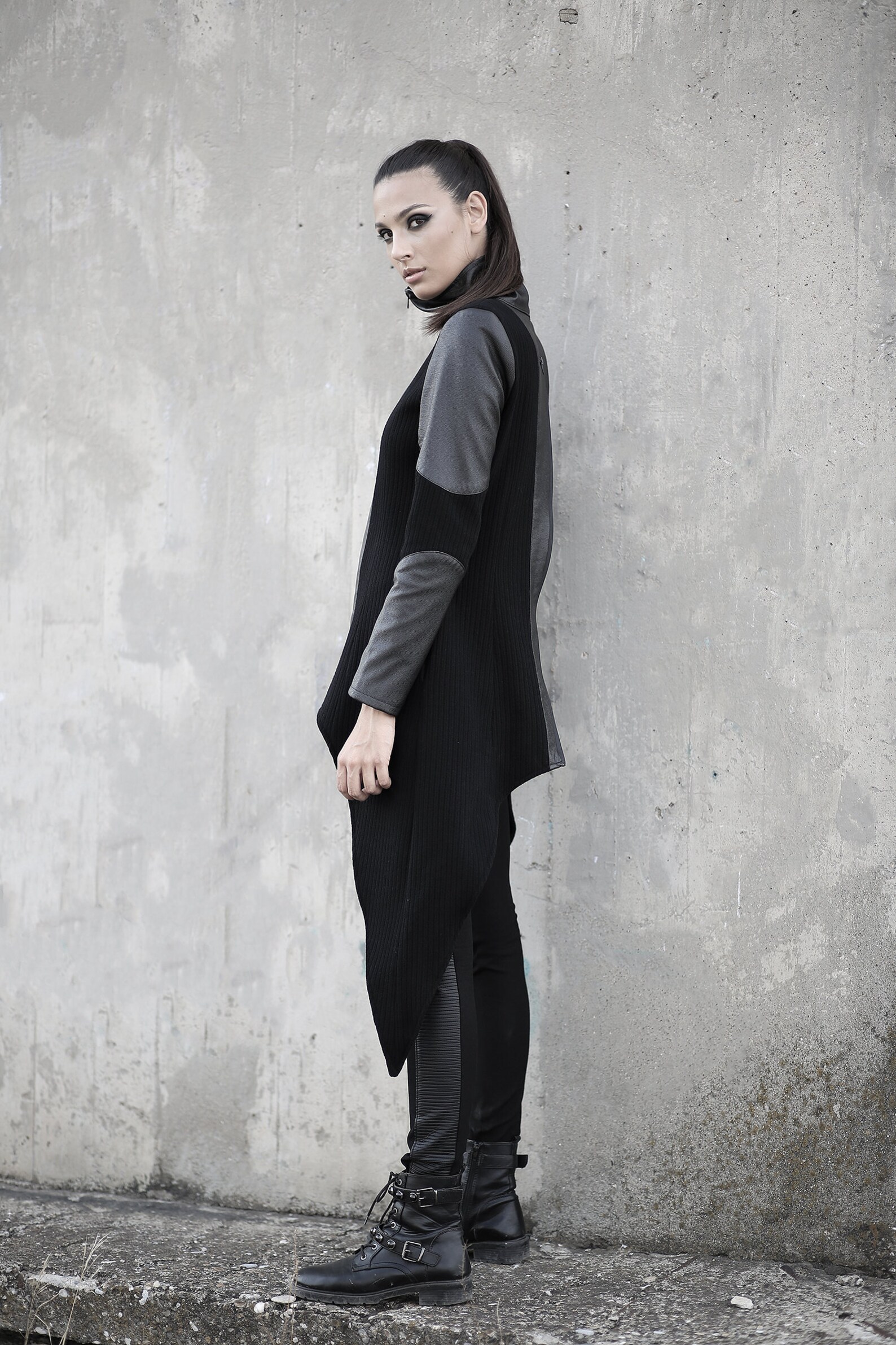 Wilder Coat (black Women Coat-unique Coat-designer Coat-dystopian ...