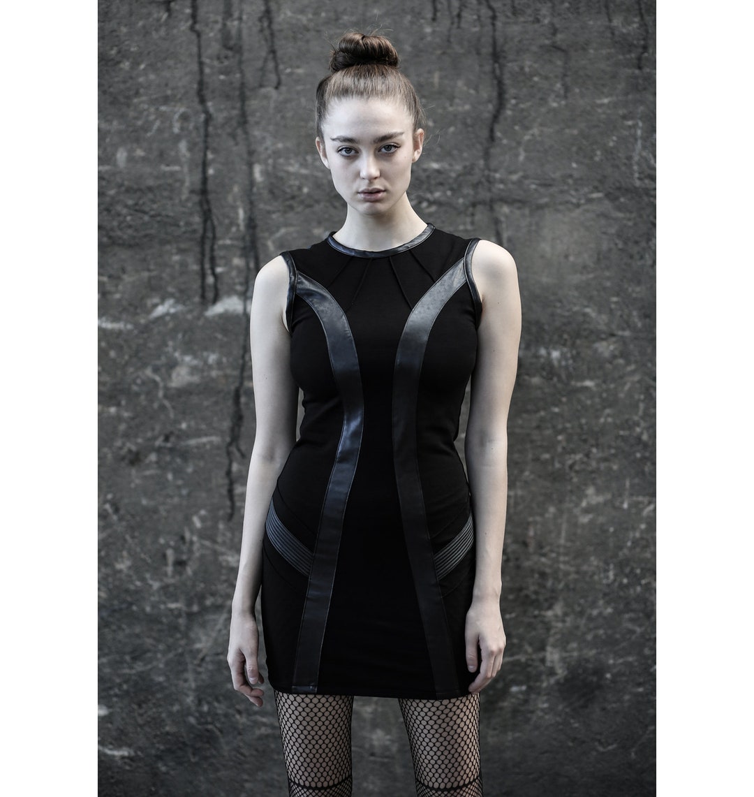 Dark Crash Dress (avantgarde Fashion-unique Dress-women Black Fashion ...