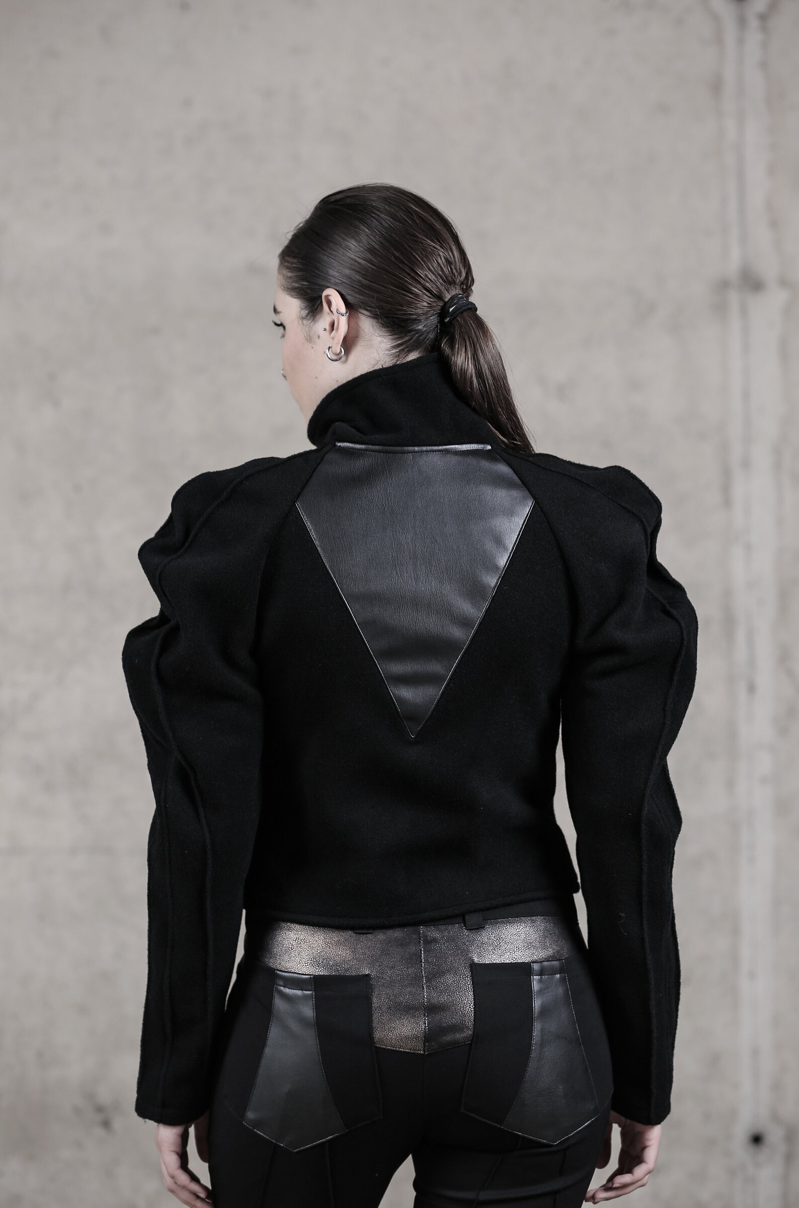 Battle Angel Jacket (avantgarde-women Fashion-black Jacket-black ...