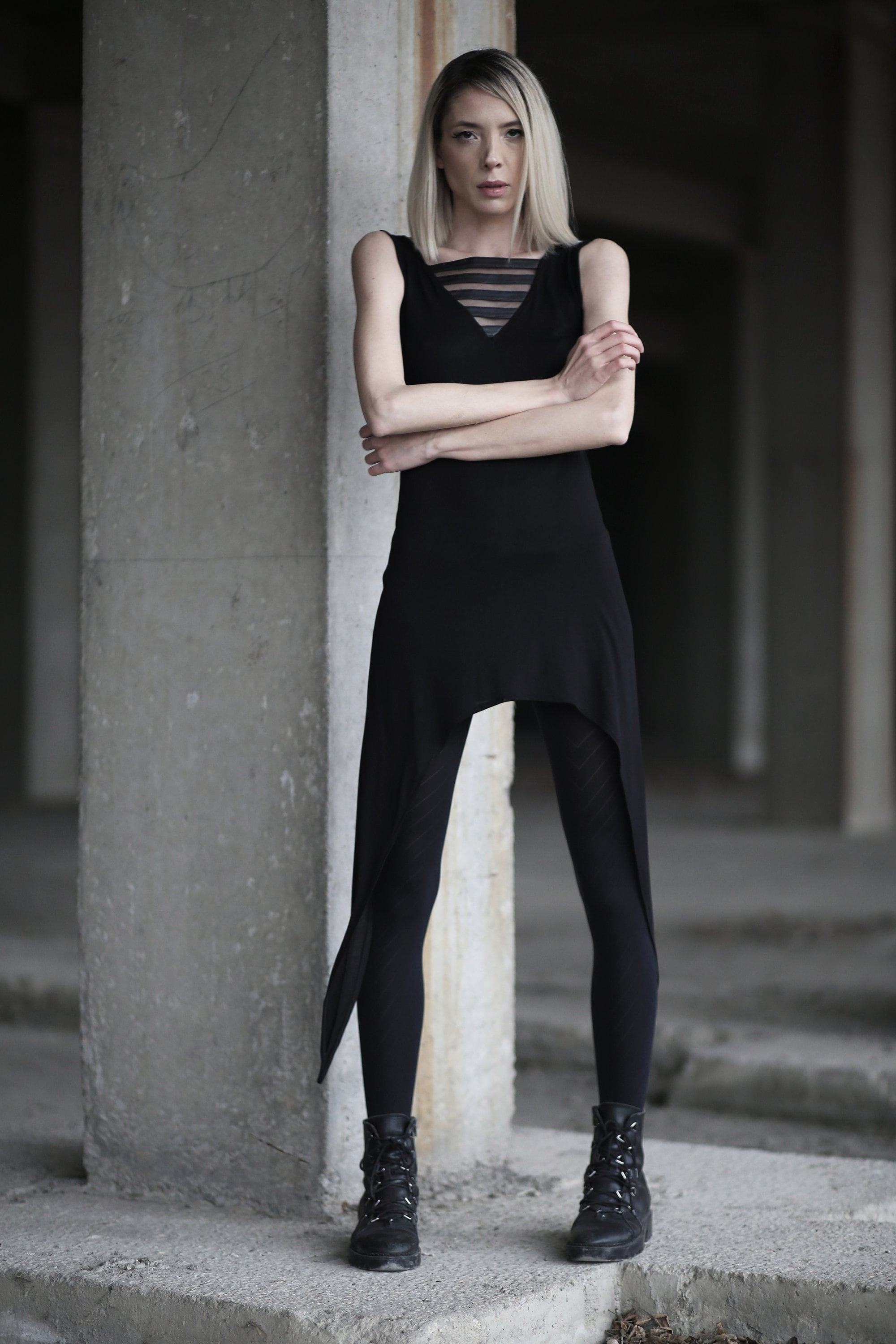 Pulse Dress Long Dress-black Dress-festival - Etsy