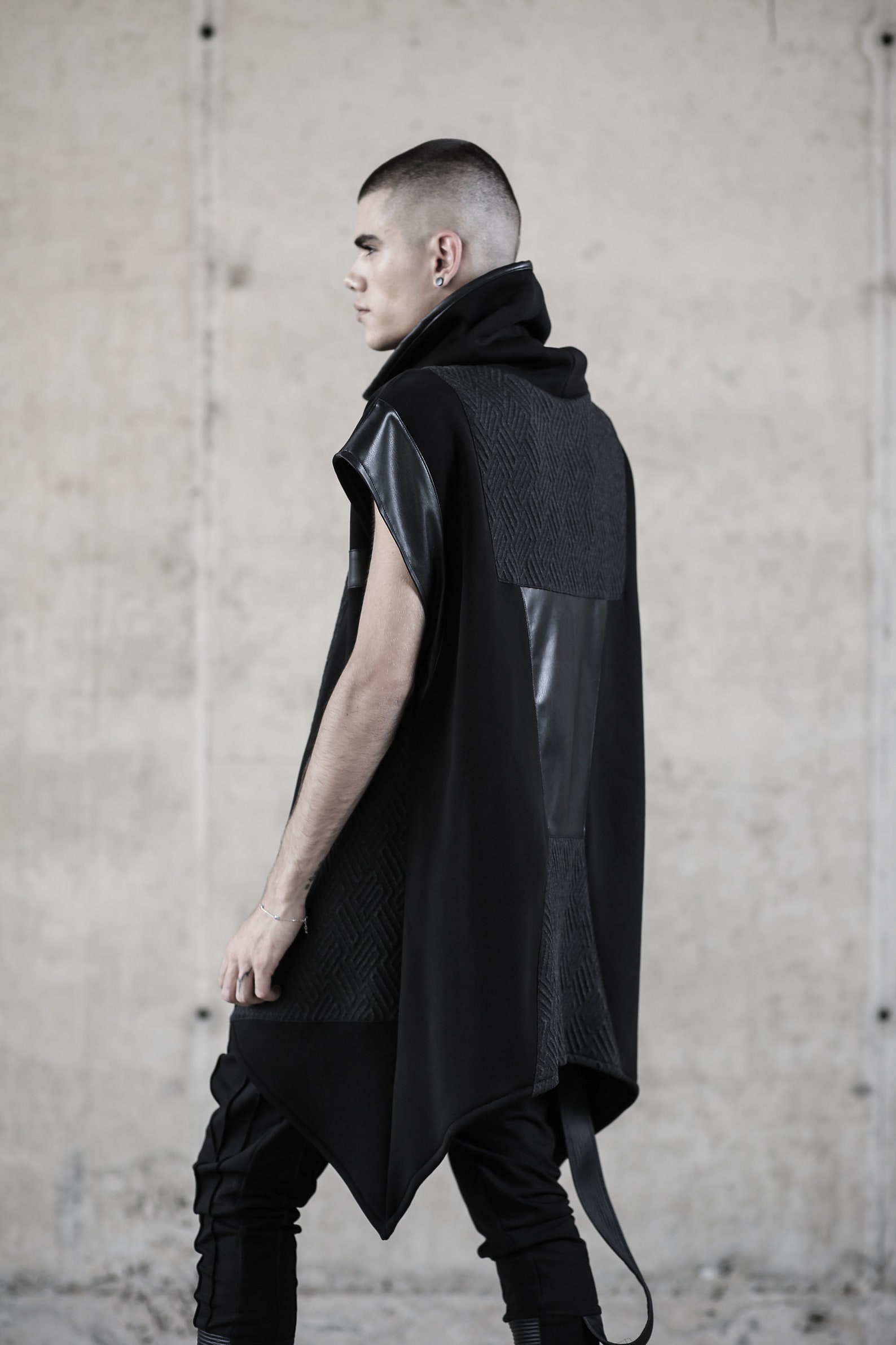 Neuromancer Tunic (avant-garde Clothing-street Men Fashion-poncho Men ...