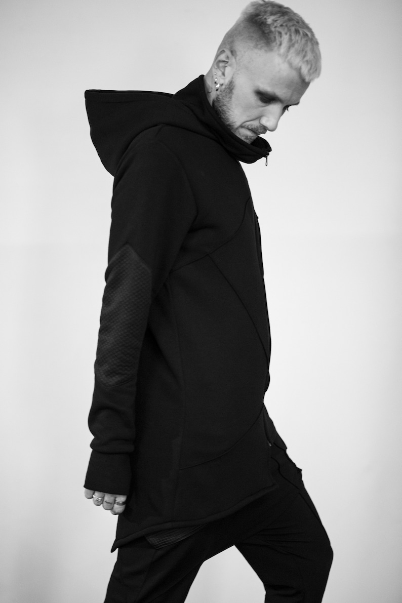 Fuzzion Hoodie men Hoodie-black Hoodie-men Clothing-street - Etsy