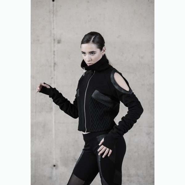 Cyberpunk Crop Jacket - Etsy