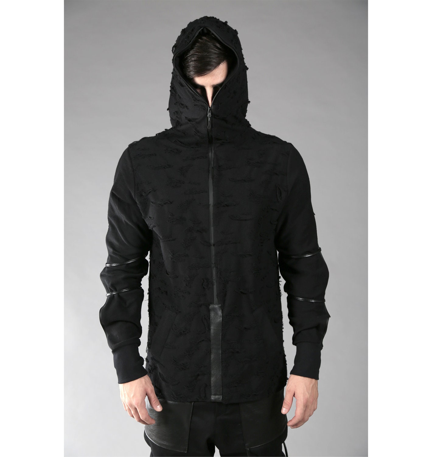 Deepzip Hoodie futuristic-cyberpunk-apocalyptic-alternative - Etsy