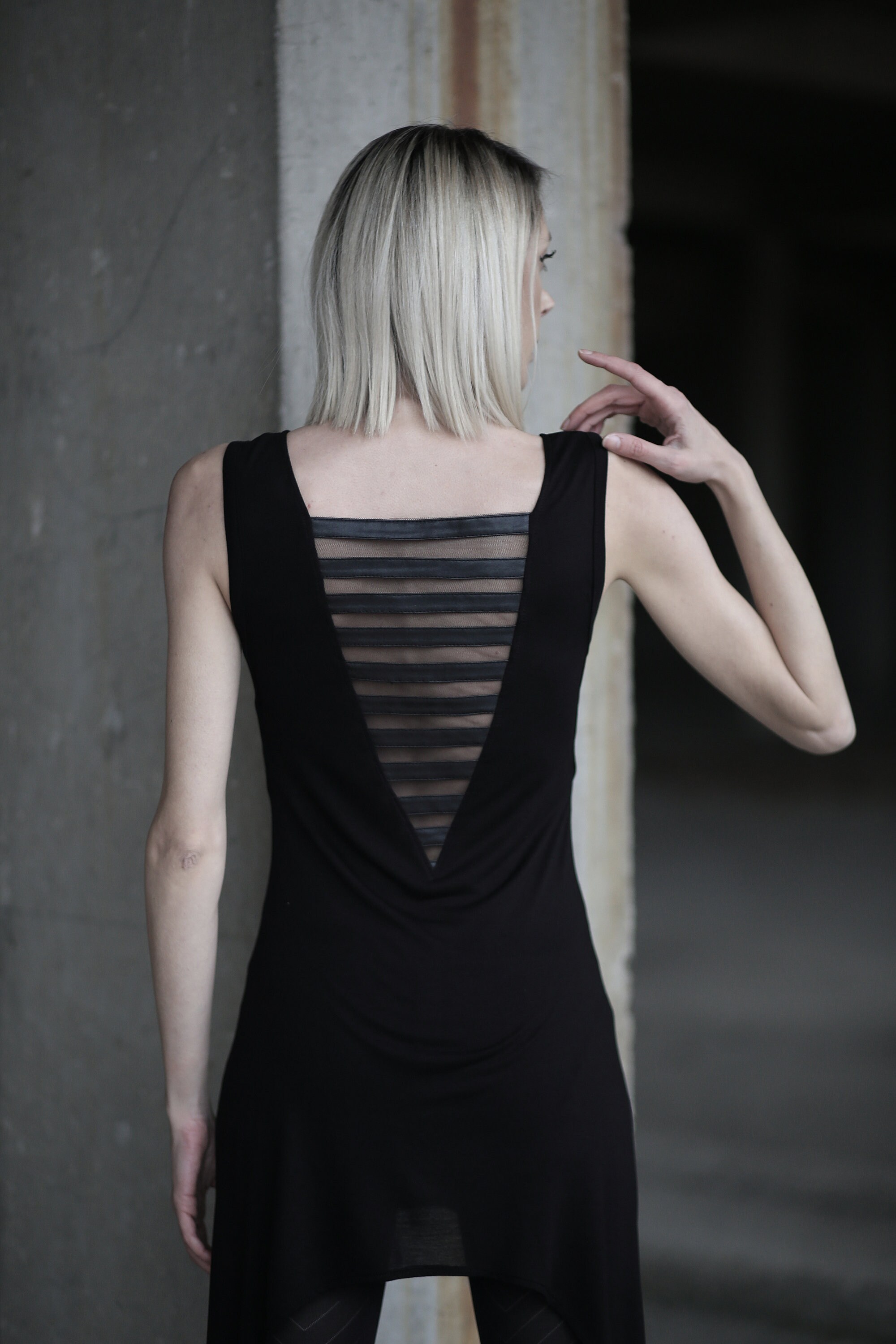 Pulse Dress Long Dress-black Dress-festival - Etsy