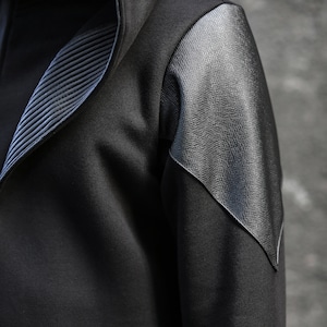 Black Mamba Jacket: Men's Avantgarde Dystopian Coat - Etsy