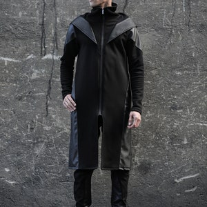 Black Mamba Jacket: Men's Avantgarde Dystopian Coat - Etsy