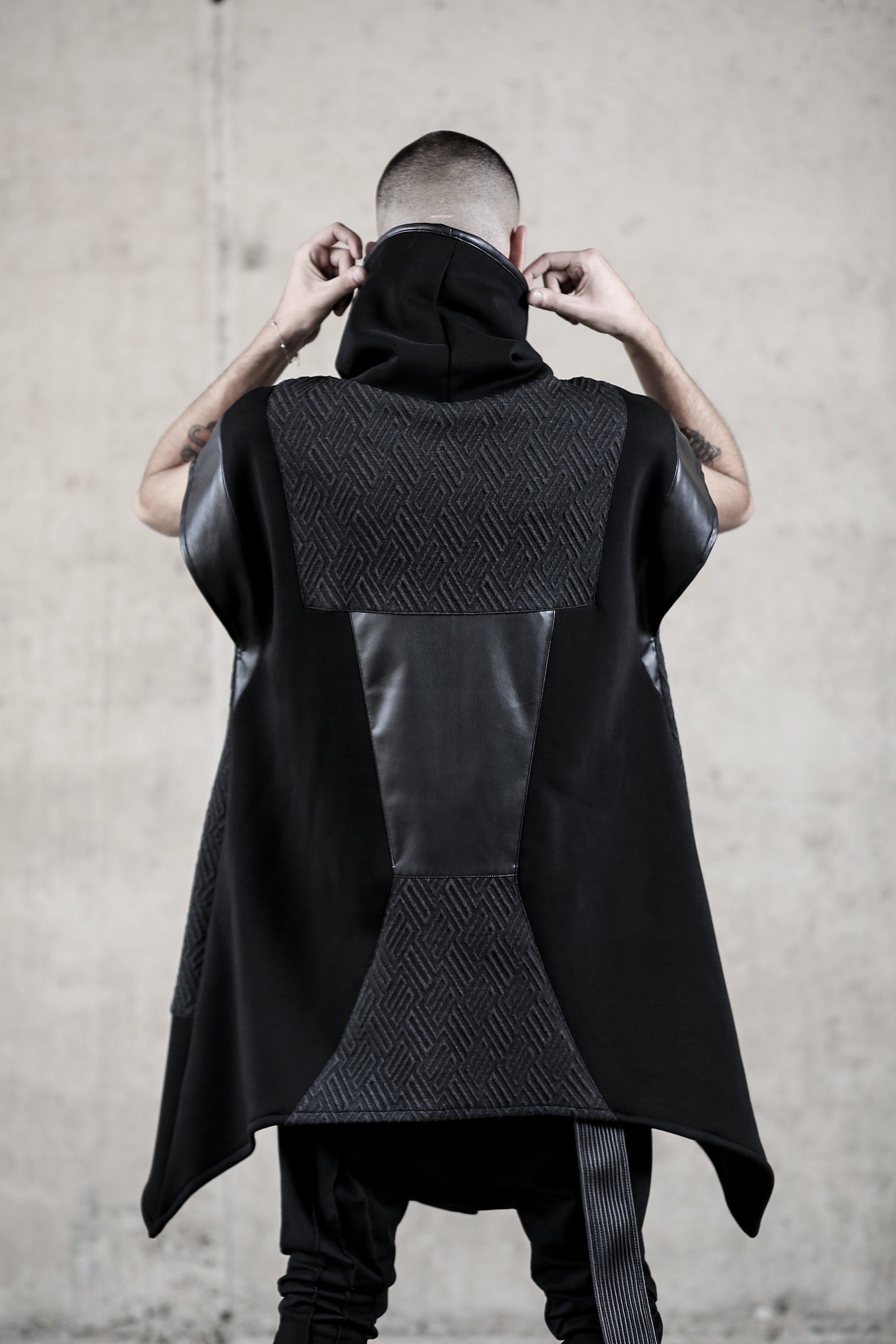 Neuromancer Tunic (avant-garde Clothing-street Men Fashion-poncho Men ...