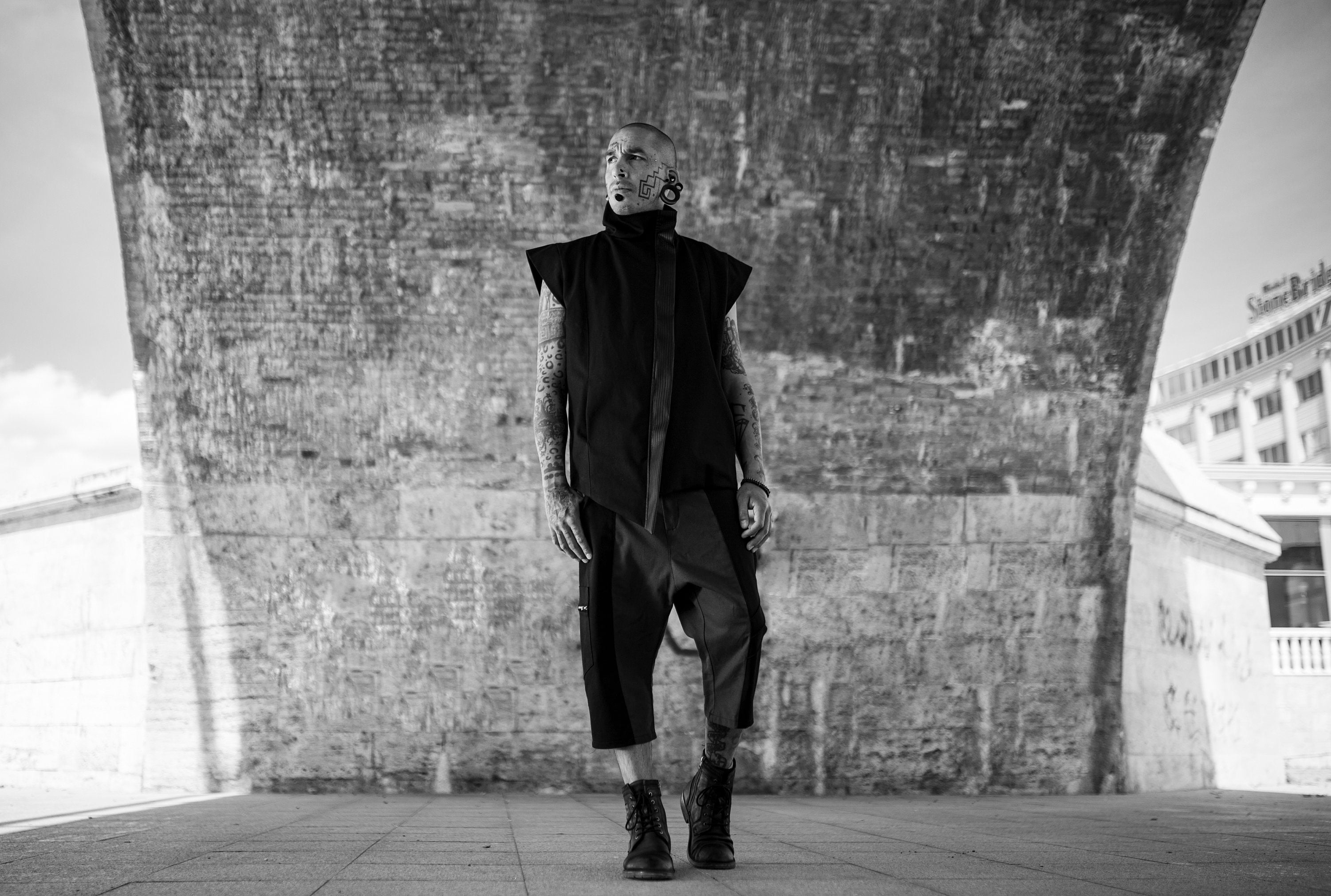 Grid Jacket men Black Fashion-alternative - Etsy