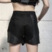 Halona Shorts black Denim Shorts-avantgarde-unique - Etsy