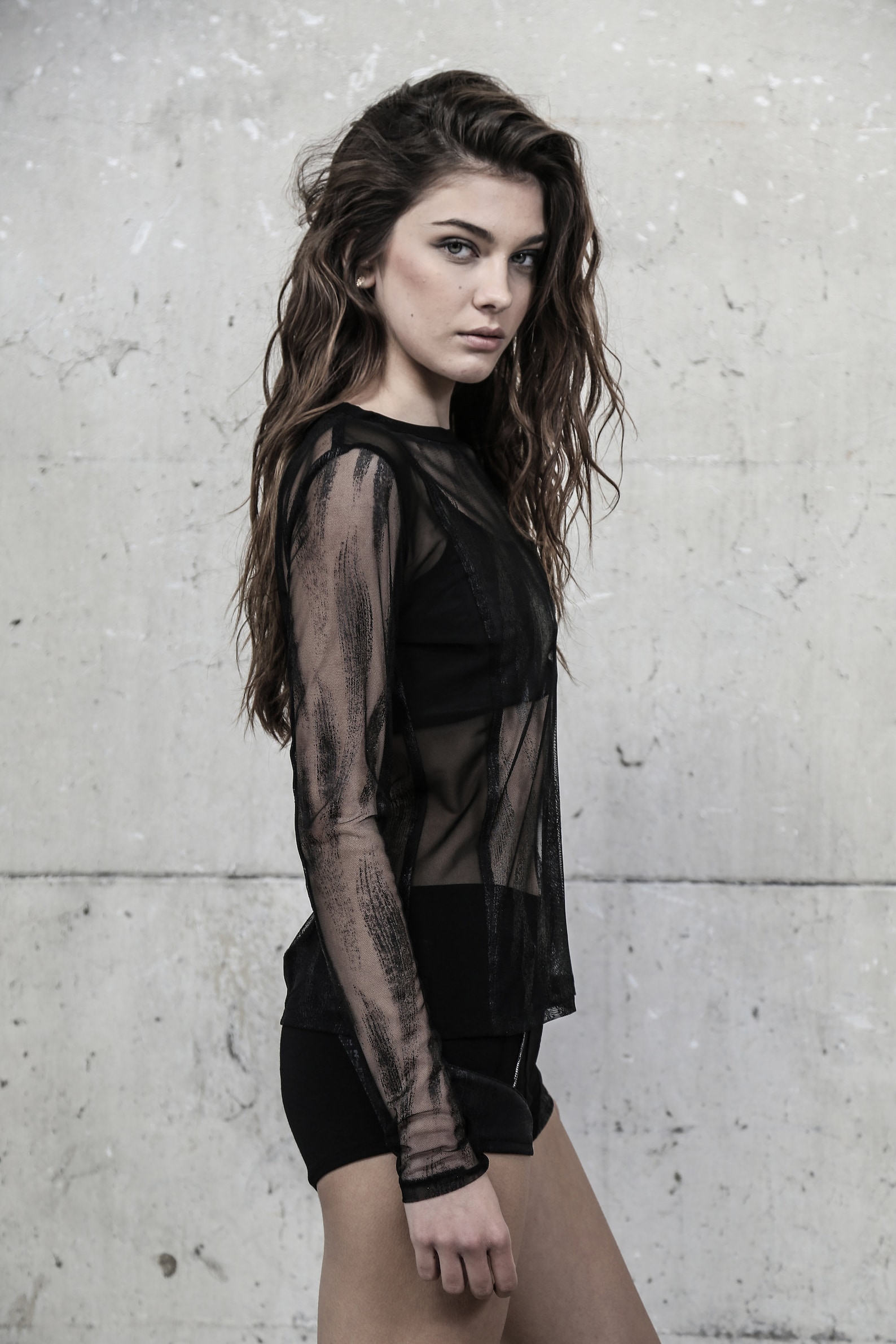 Leviathan Top (transparent Top-mesh Top-futuristic Clothing-avantgarde ...