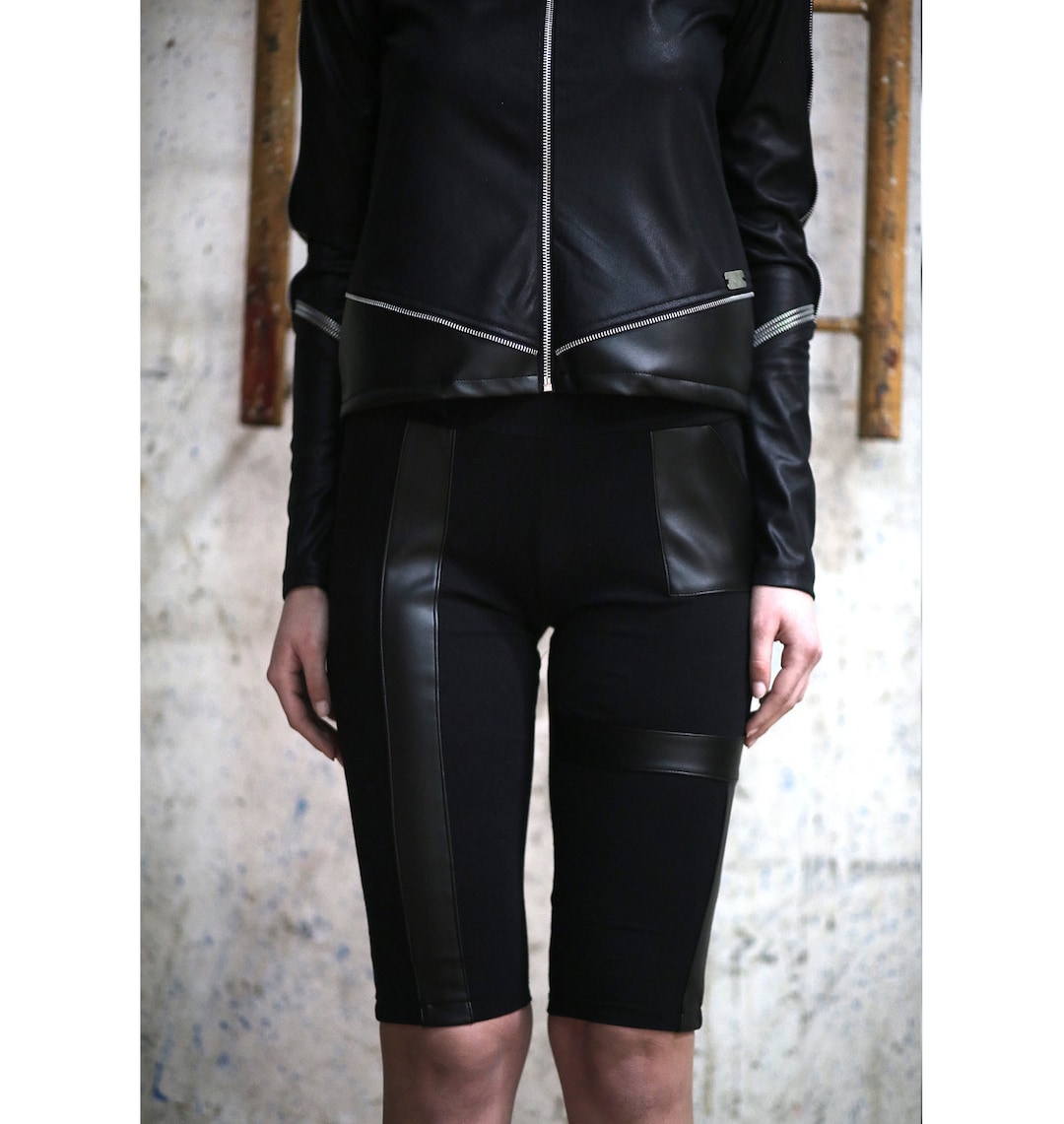 Ranger Half Leggings (knee Length Leggings-short Leggings-apocalyptic ...