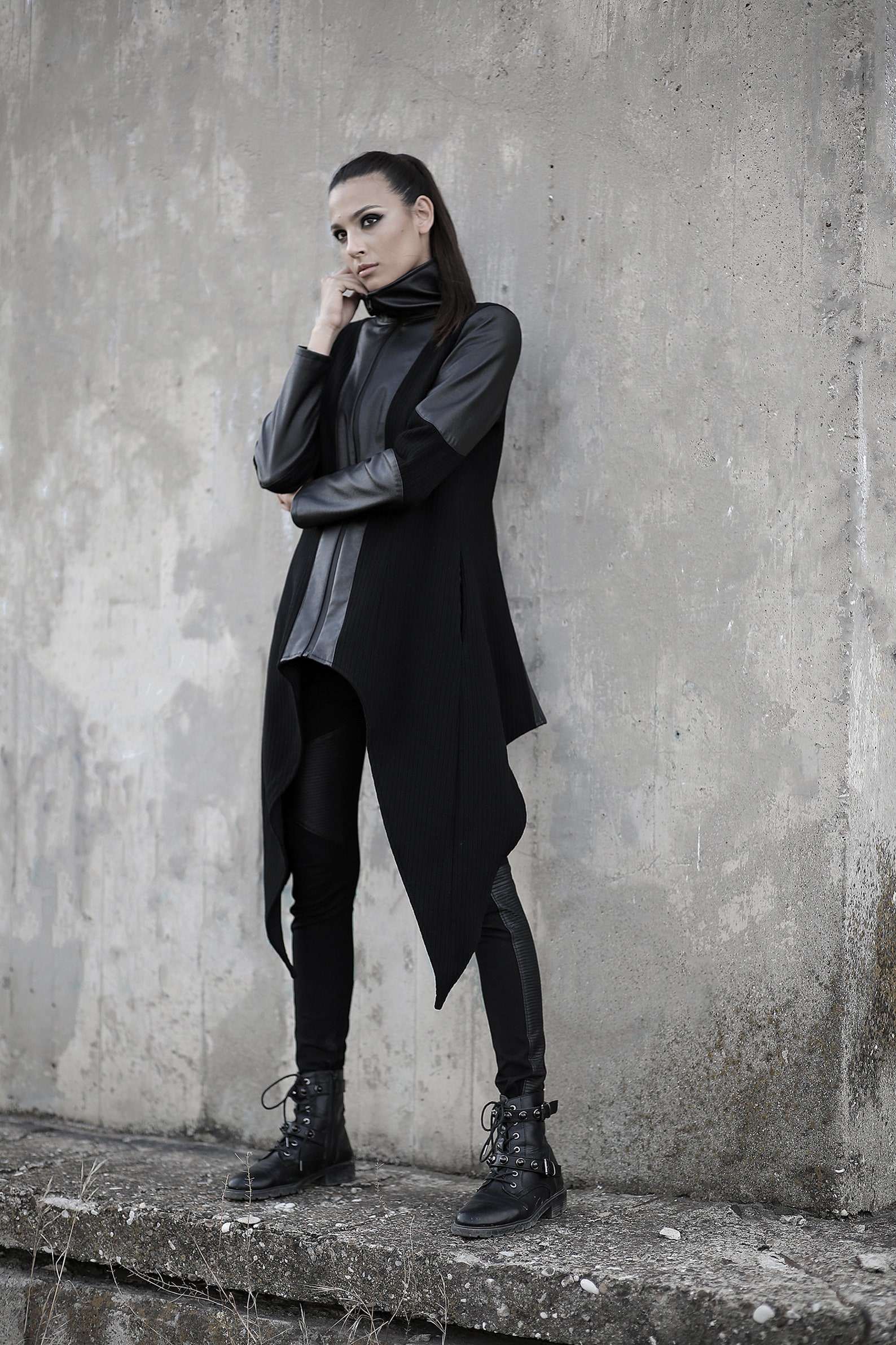 Wilder Coat (black Women Coat-unique Coat-designer Coat-dystopian ...