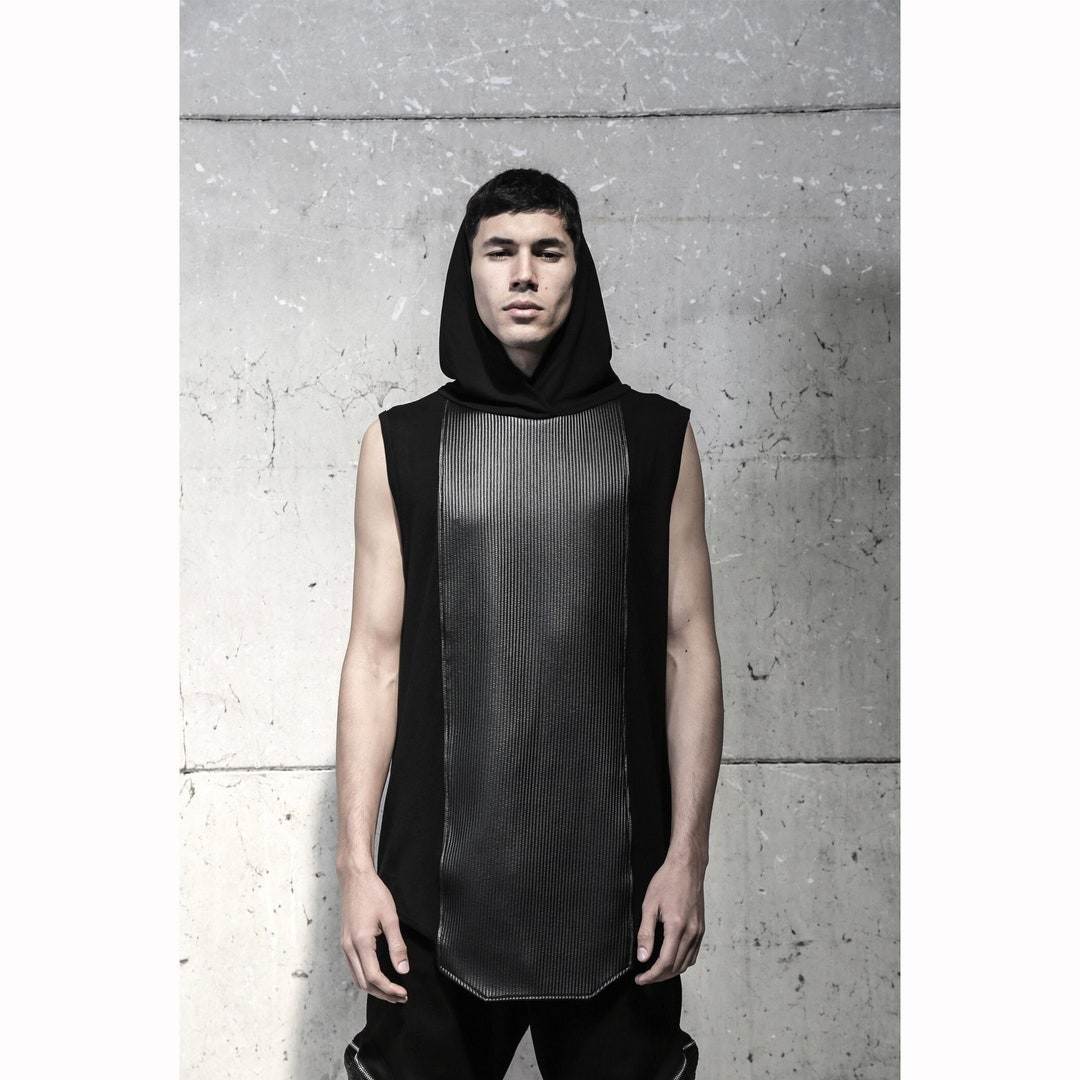 Fuse Tunic (avantgarde Fashion-street Men Fashion-black Clothing-men ...