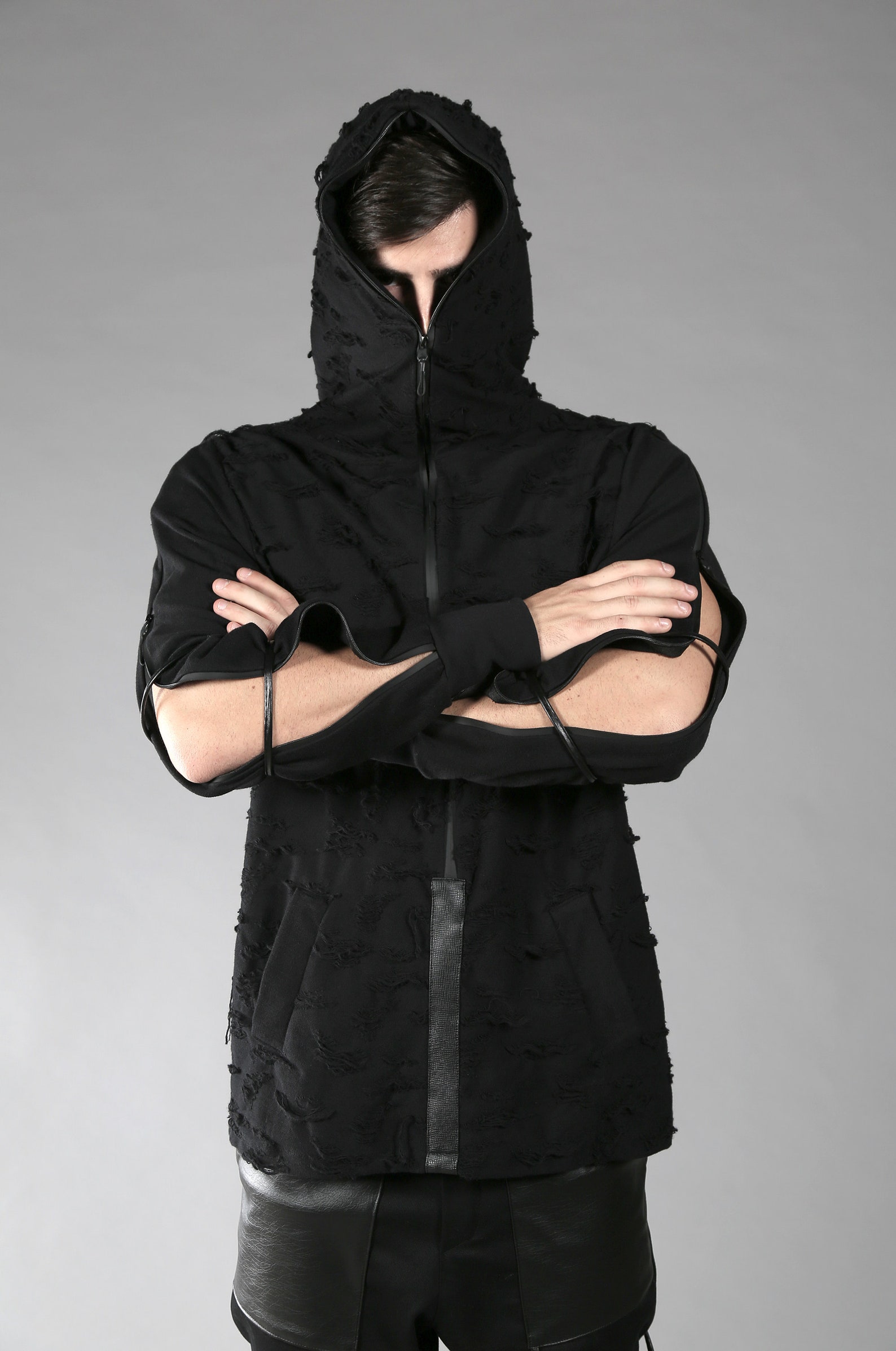 Deepzip Hoodie futuristic-cyberpunk-apocalyptic-alternative - Etsy