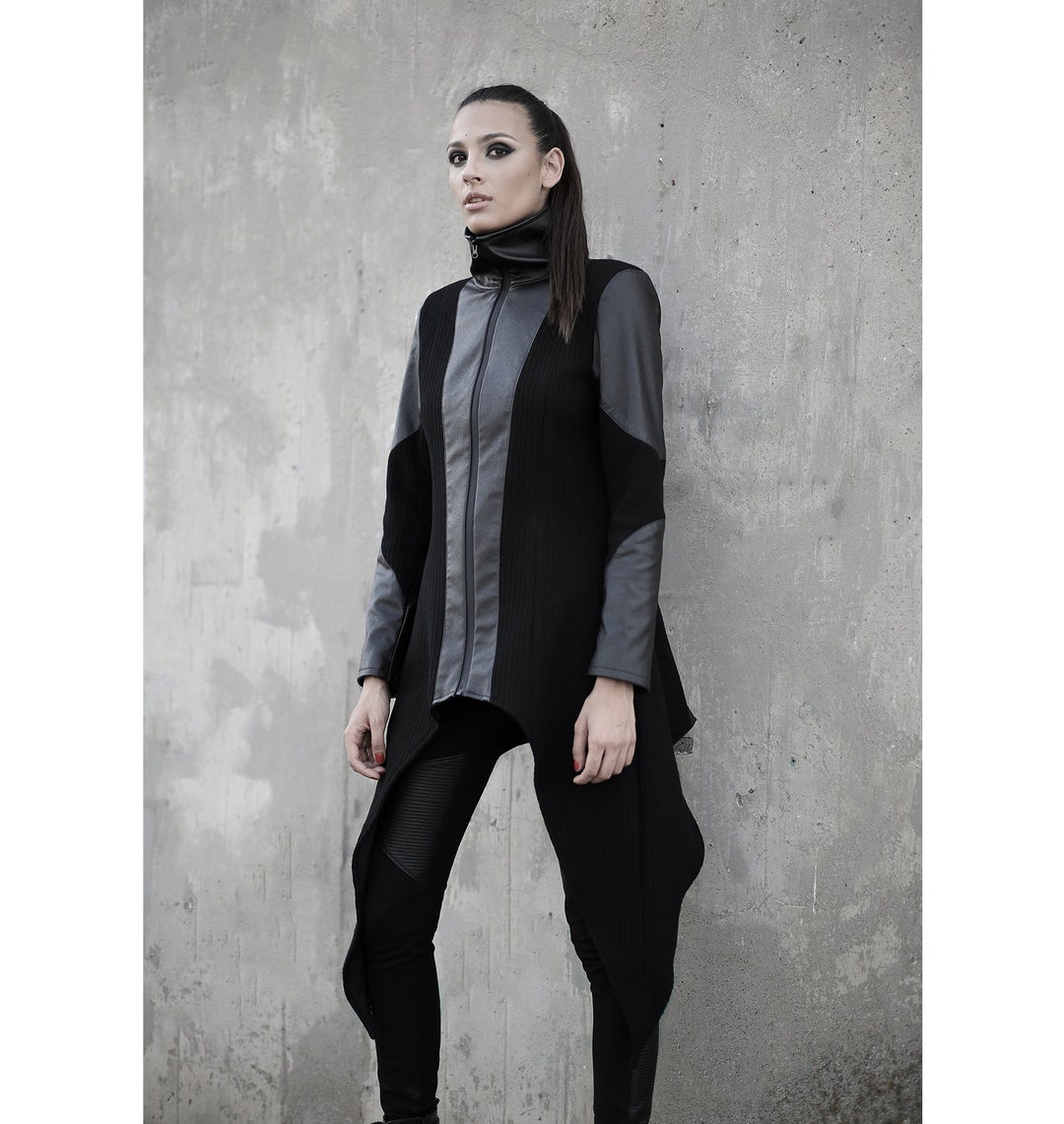 Wilder Coat (black Women Coat-unique Coat-designer Coat-dystopian ...