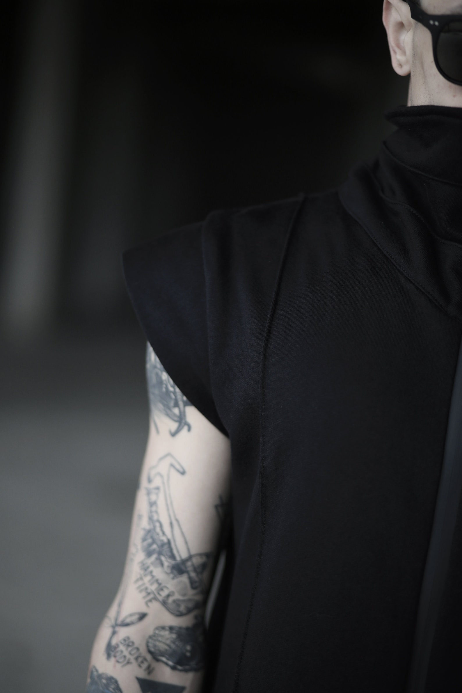 Code Black Vest black Men Clothing-alternative - Etsy