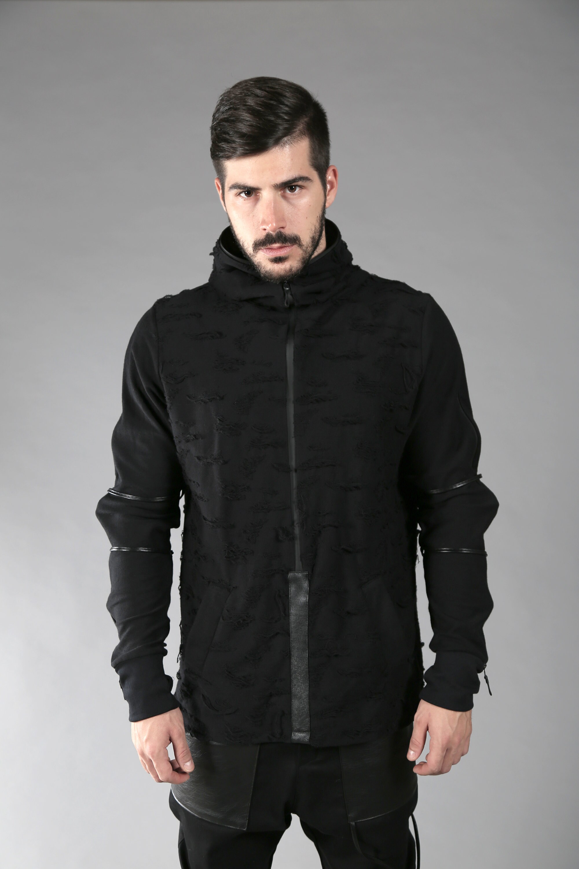 Deepzip Hoodie futuristic-cyberpunk-apocalyptic-alternative - Etsy