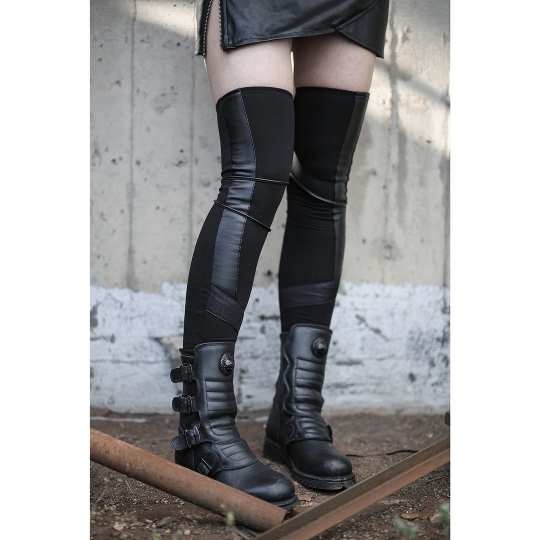 Mueller Tights (high Socks-cyberpunk Fashion-street Fashion-faux ...