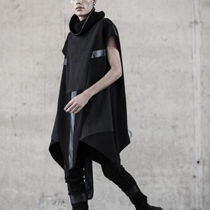 Neuromancer Tunic (avant-garde Clothing-street Men Fashion-poncho Men ...