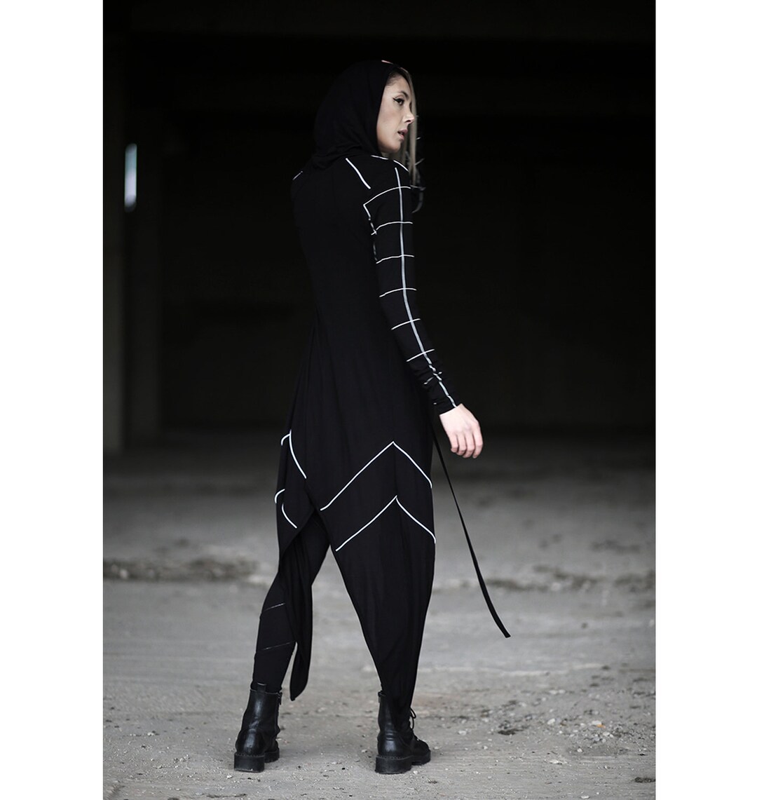 Robotek Cardigan (black Cardigan-women Clothing-cyber Clothing ...