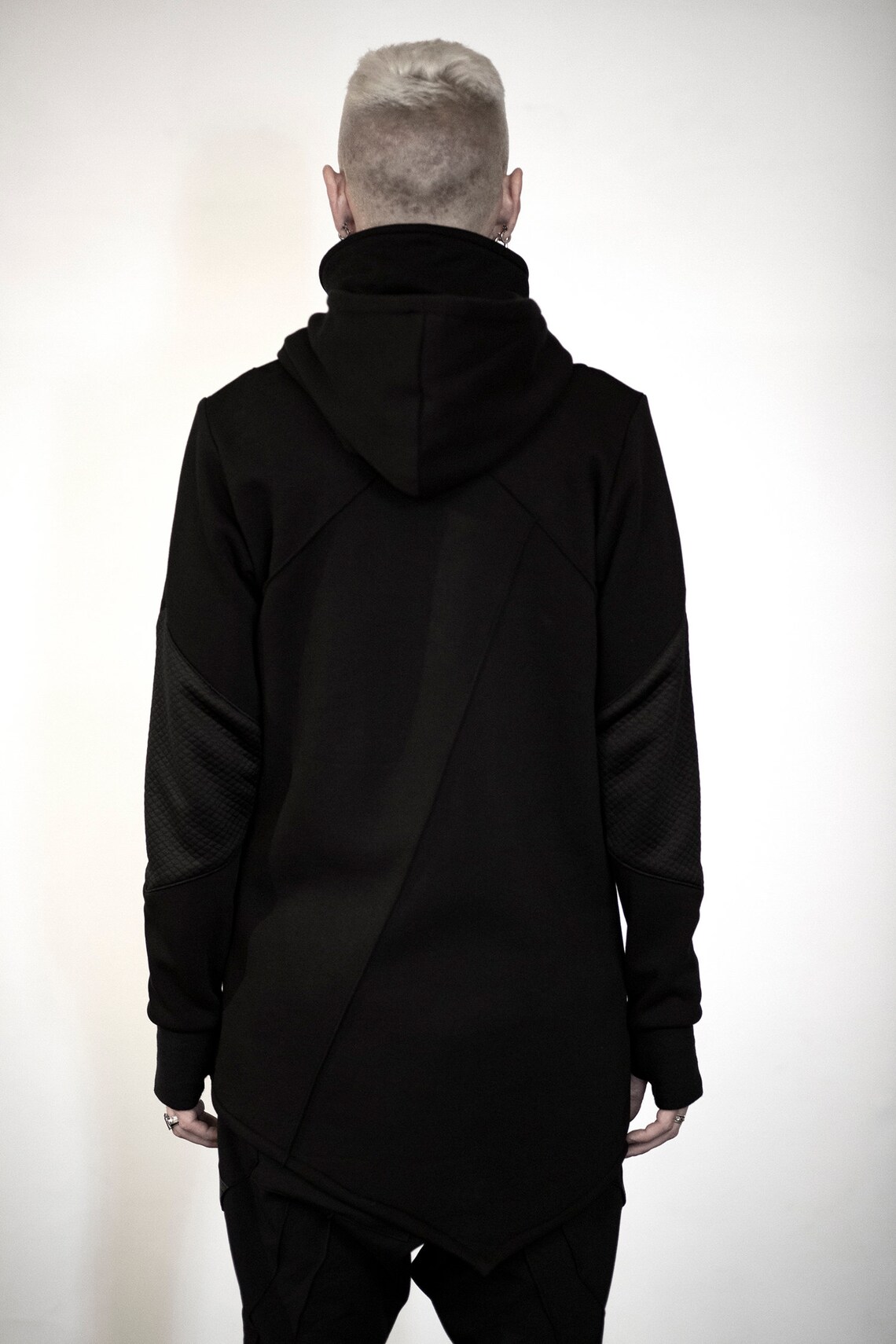 Fuzzion Hoodie men Hoodie-black Hoodie-men Clothing-street - Etsy