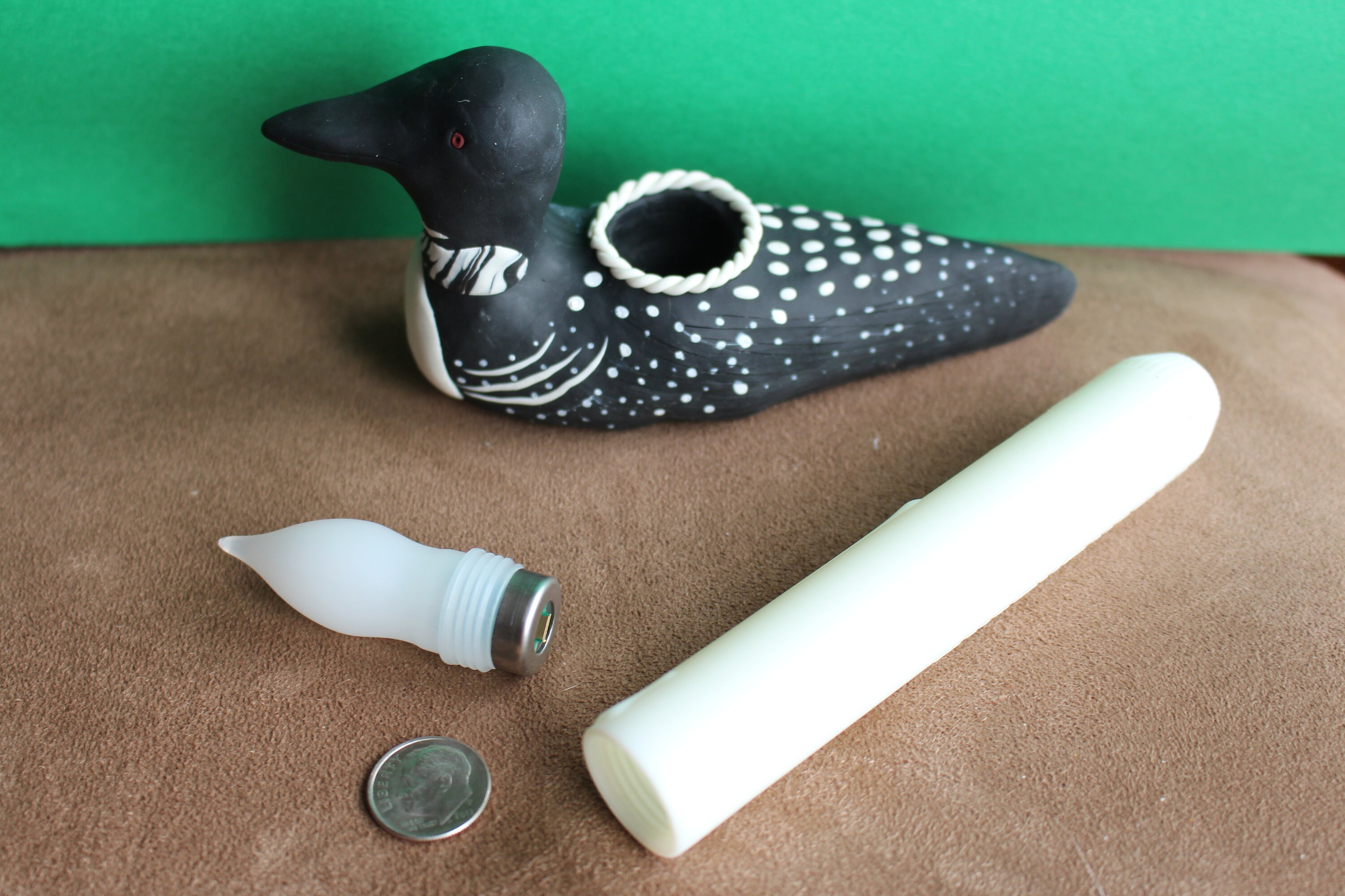 Sculpted Polymer Clay Loon Candle Holder Loon Lovers Gift - Etsy Canada