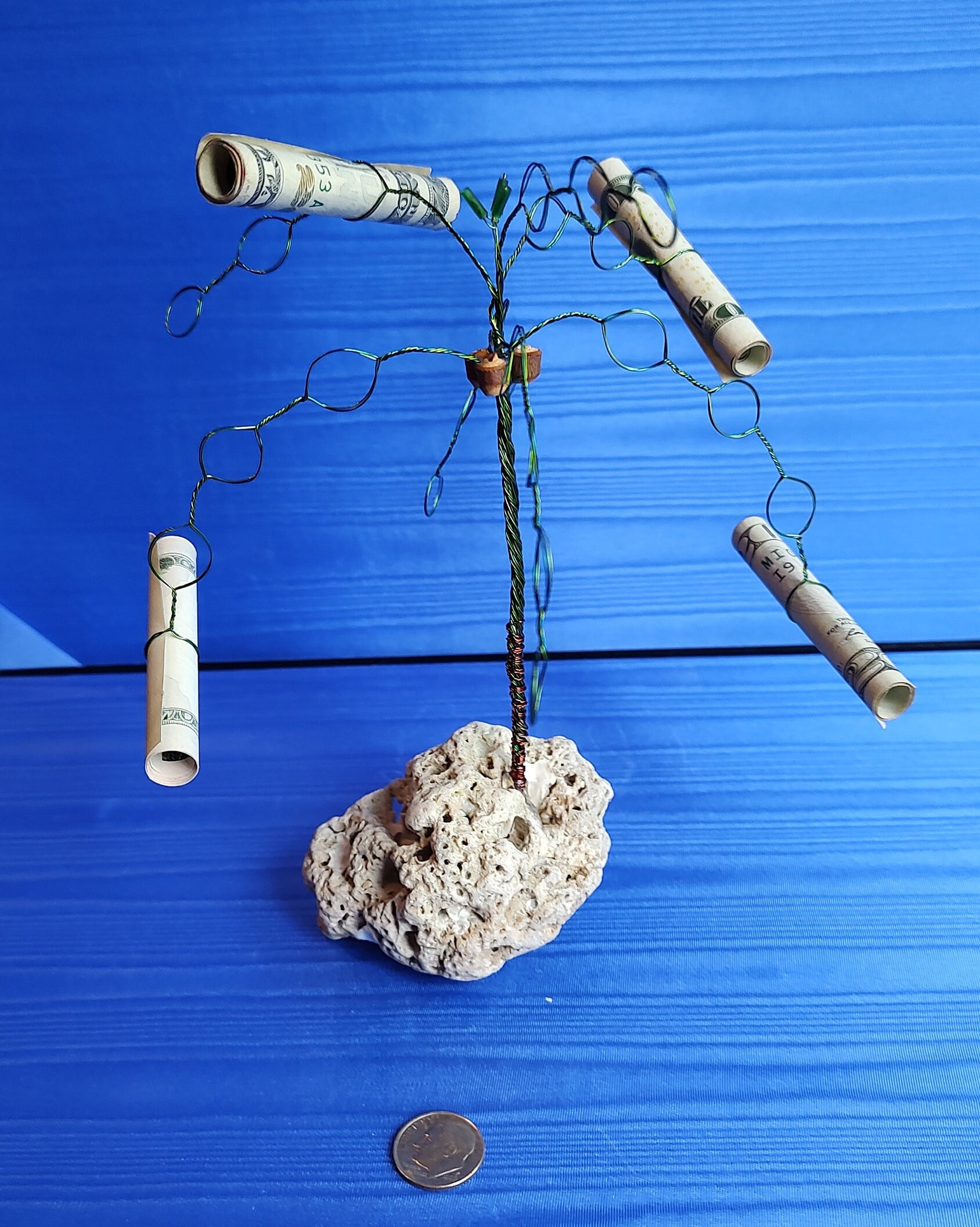 Fancy Money Tree, Decorative Functional Gift for Difficult Recipient ...