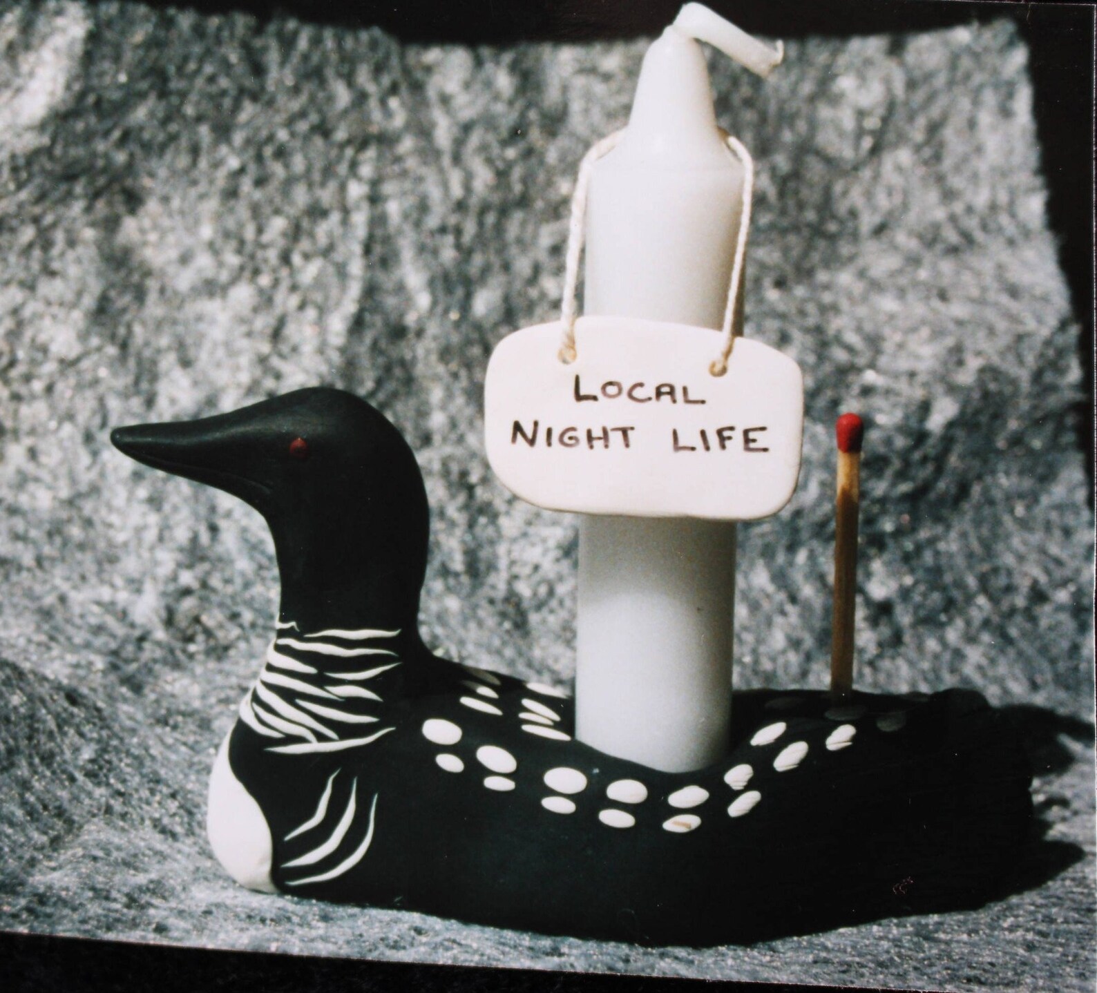 Sculpted Polymer Clay Loon Candle Holder, Loon Lovers Gift, Lake House ...