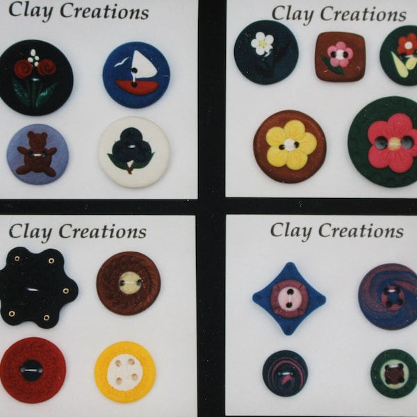 Clay Buttons - Etsy