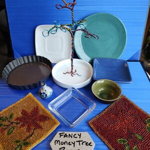 Fancy Money Tree, Decorative Functional Gift for Difficult Recipient ...