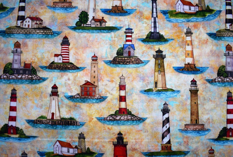 Nautical Fabric Collection Fabric Bundle Smooth Sailing by | Etsy