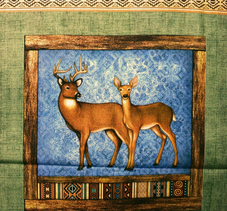 American Wilderness Panel Quilting Panel Cotton Fabric - Etsy