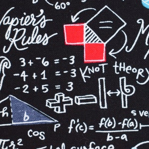 Maths Fabric, Science Fabric , Educational Fabric, Quilting Fabric ...