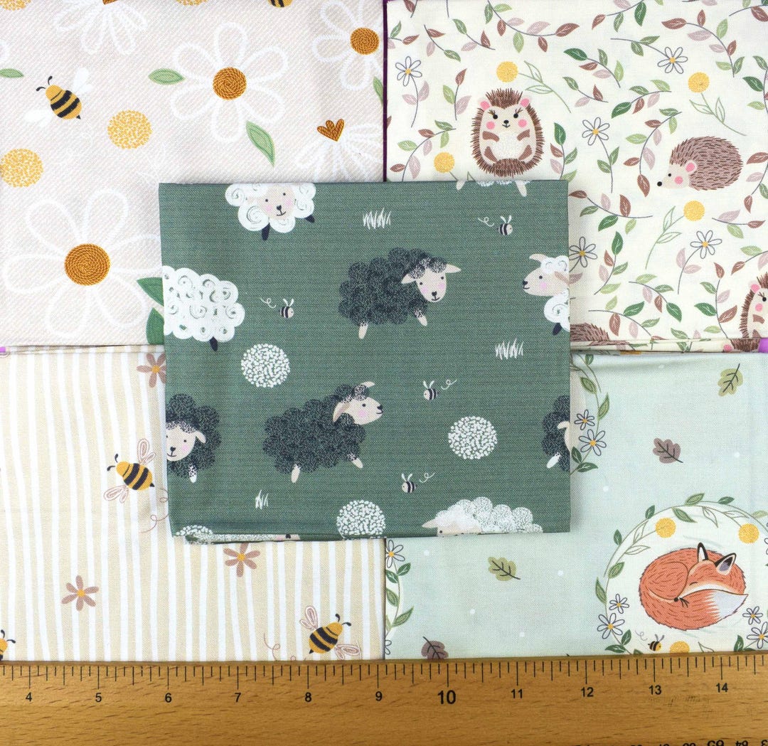 Woodland Creatures Fabric Bundle - Quilting Cotton - Etsy