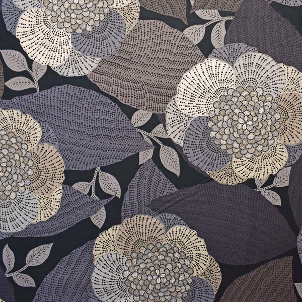 Large Floral Fabric - Etsy