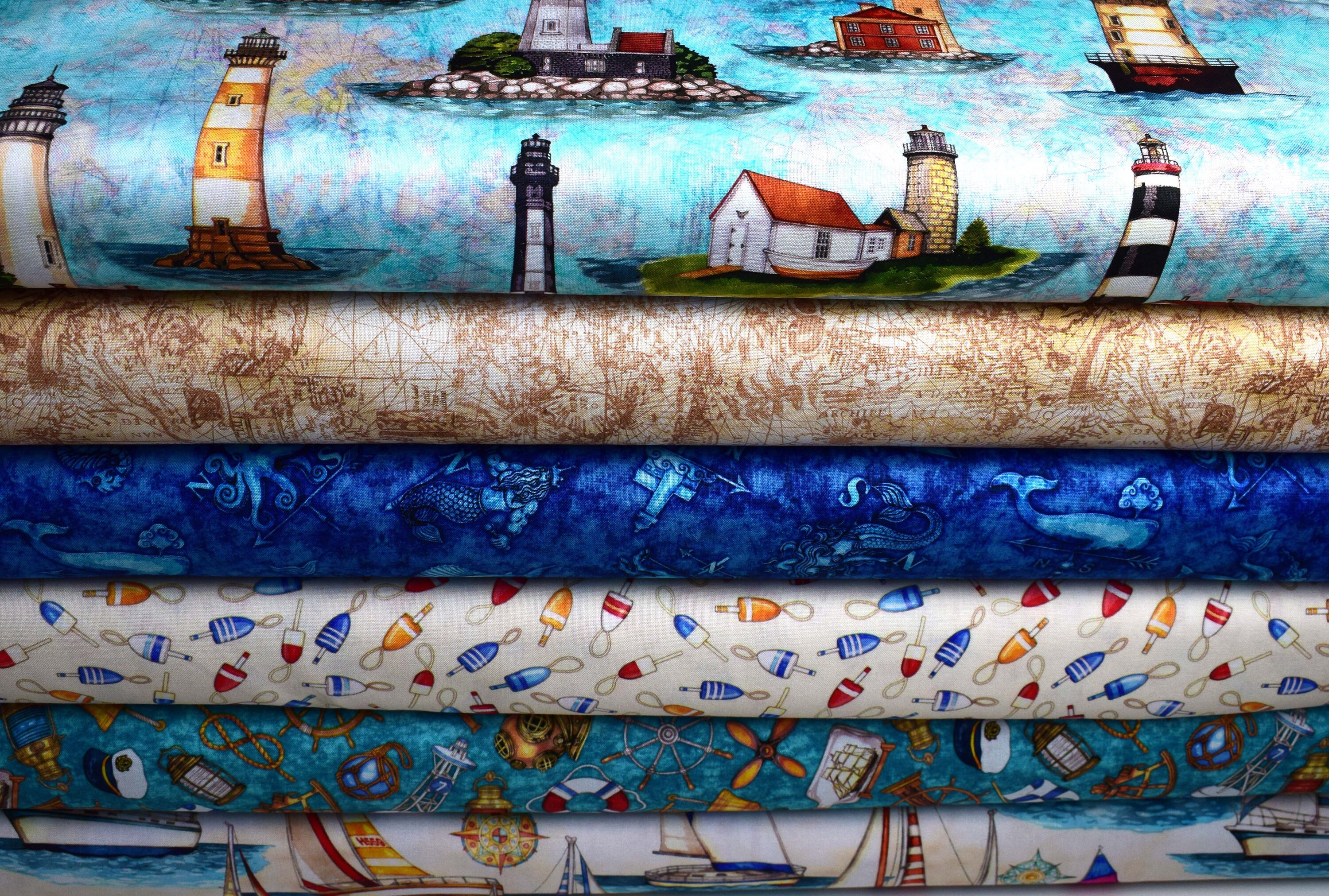 Sailing Fabric Bundle Fabric Collection Smooth Sailing by - Etsy UK