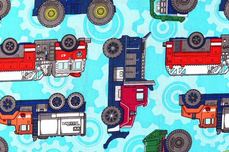 Tonka Truck Quilting Fabric Truck Fabric by Camelot Fabrics - Etsy