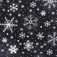Black Snowflakes - Etsy