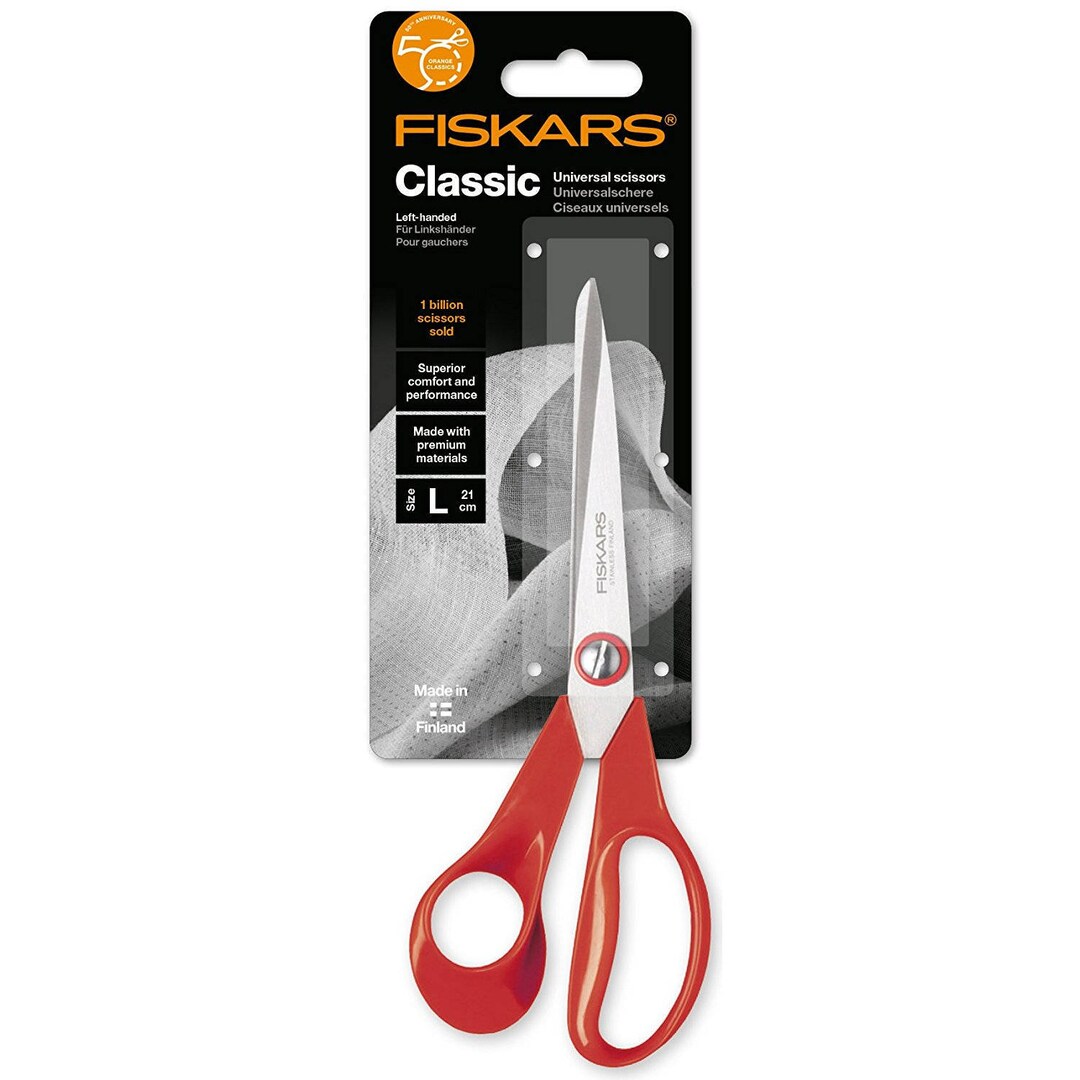Left Handed Scissors Fiskars Scissors Classic Universal - Etsy