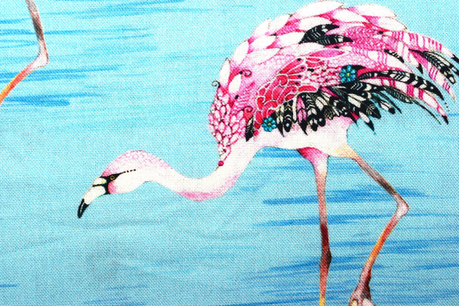 Flamingo Fabric Quilting Fabric Cotton Fabric Quilting | Etsy