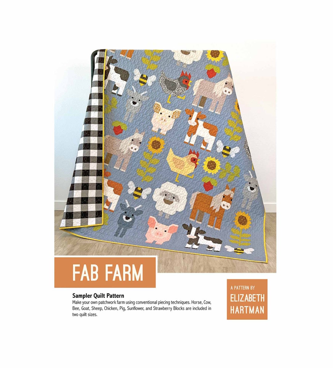 Fab Farm Quilt Pattern by Elizabeth Hartman - PATTERN ONLY - Etsy