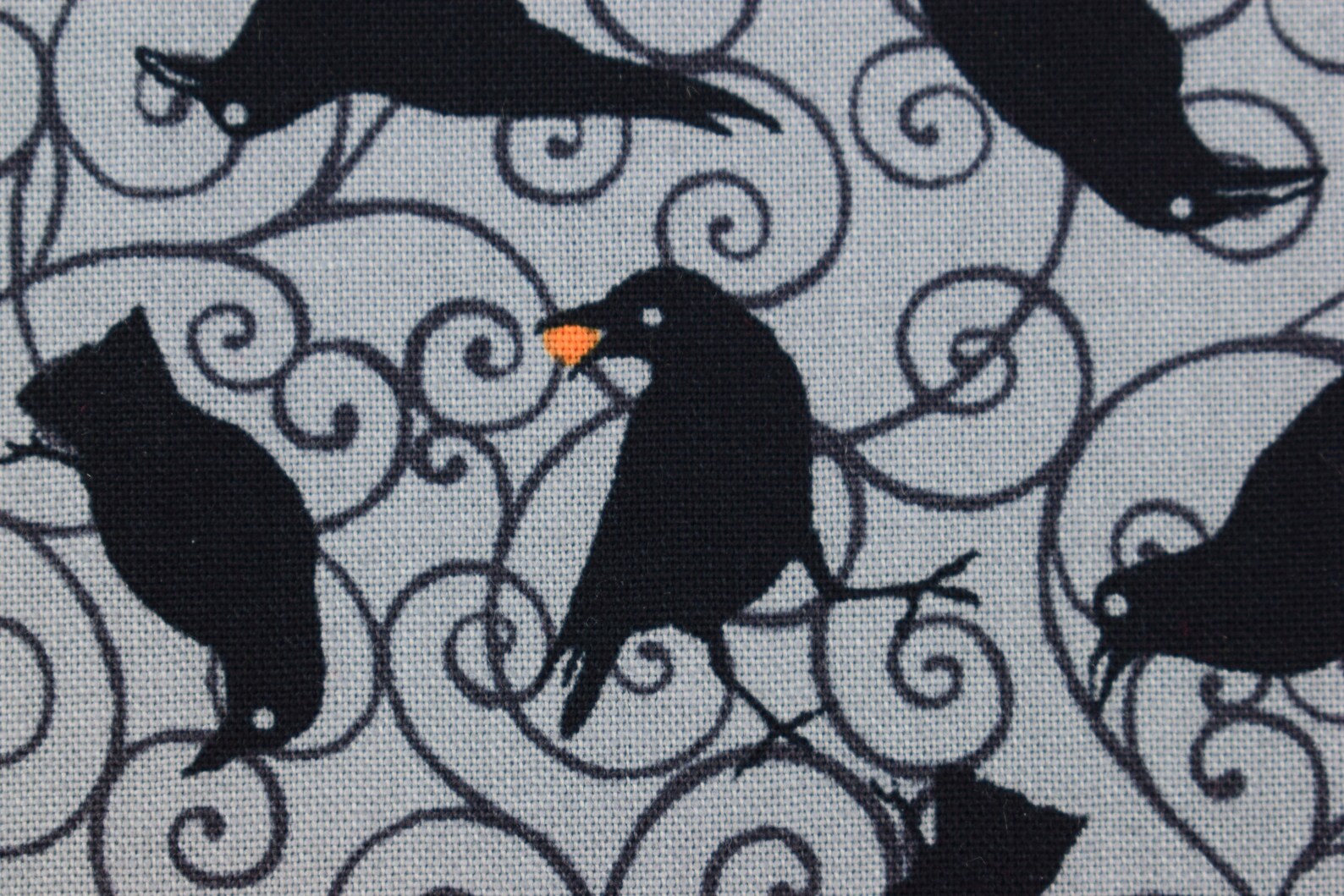 Raven Fabric Halloween Fabric Quilting Fabric Cotton - Etsy UK