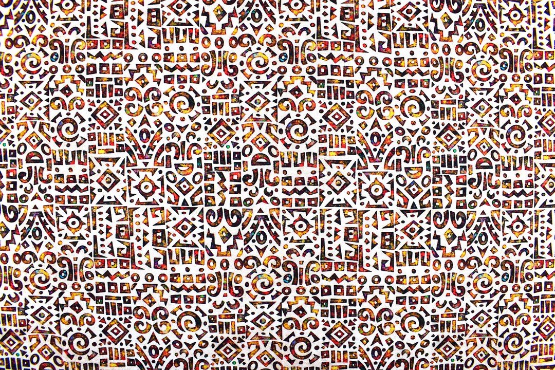 Geometric Native American Cotton Quilting Fabric - Southwest Art ...