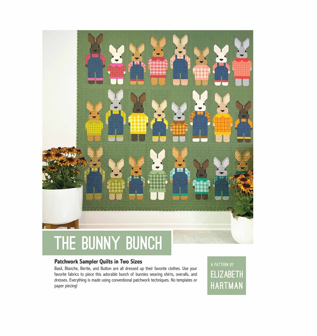 The Bunny Bunch Quilt Pattern by Elizabeth Hartman - PATTERN ONLY - Etsy