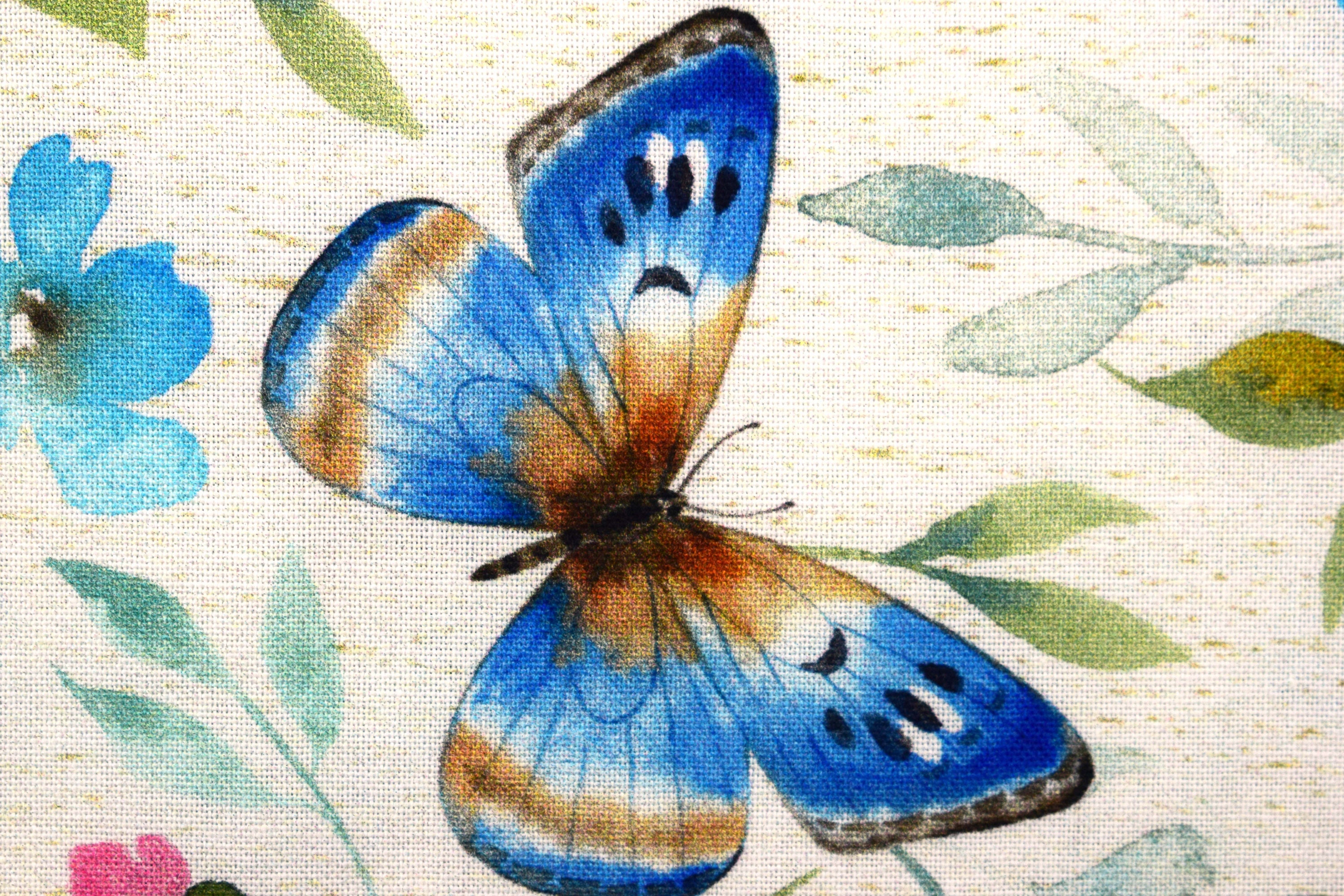 Butterfly Fabric Cotton Butterfly and Dragonfly Fabric - Etsy UK