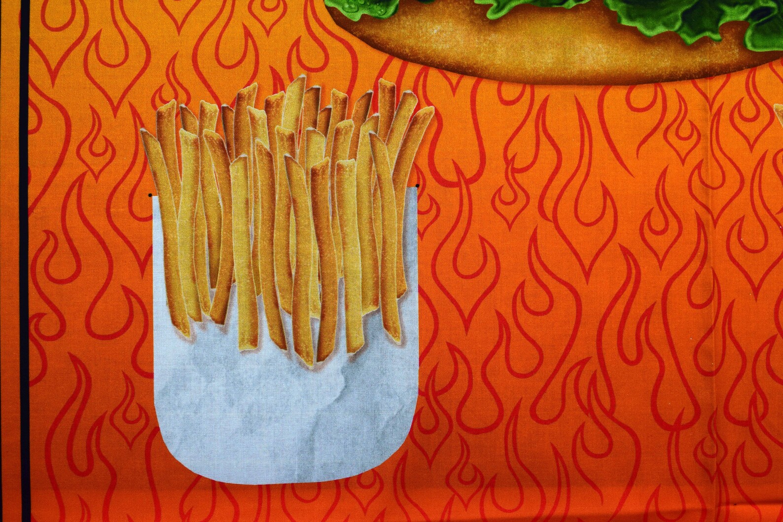 Burger Apron Barbecue Apron Panel BBQ Apron Craft Panel | Etsy