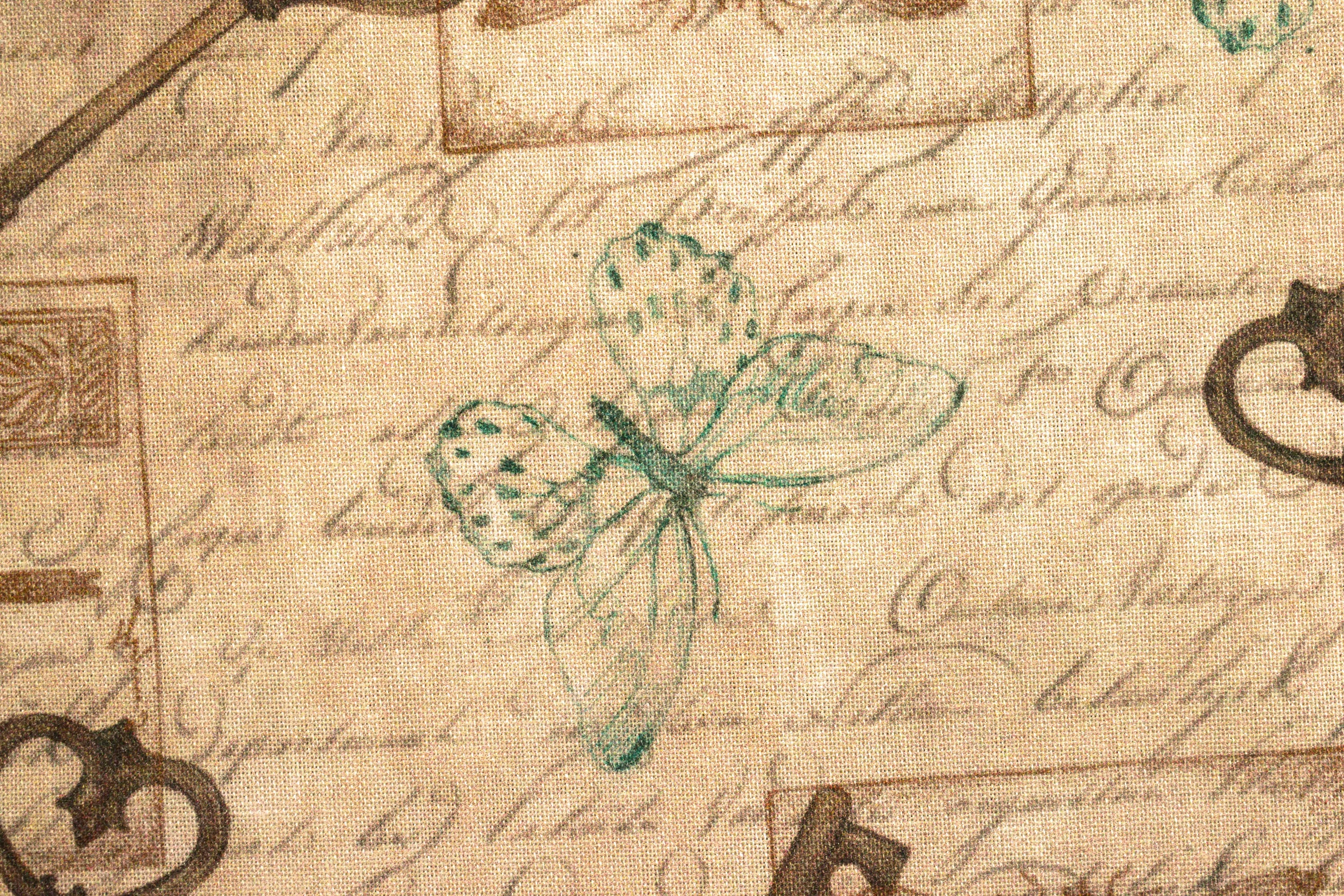 Key Fabric Quilting Fabric Keys to the Garden Price by the | Etsy