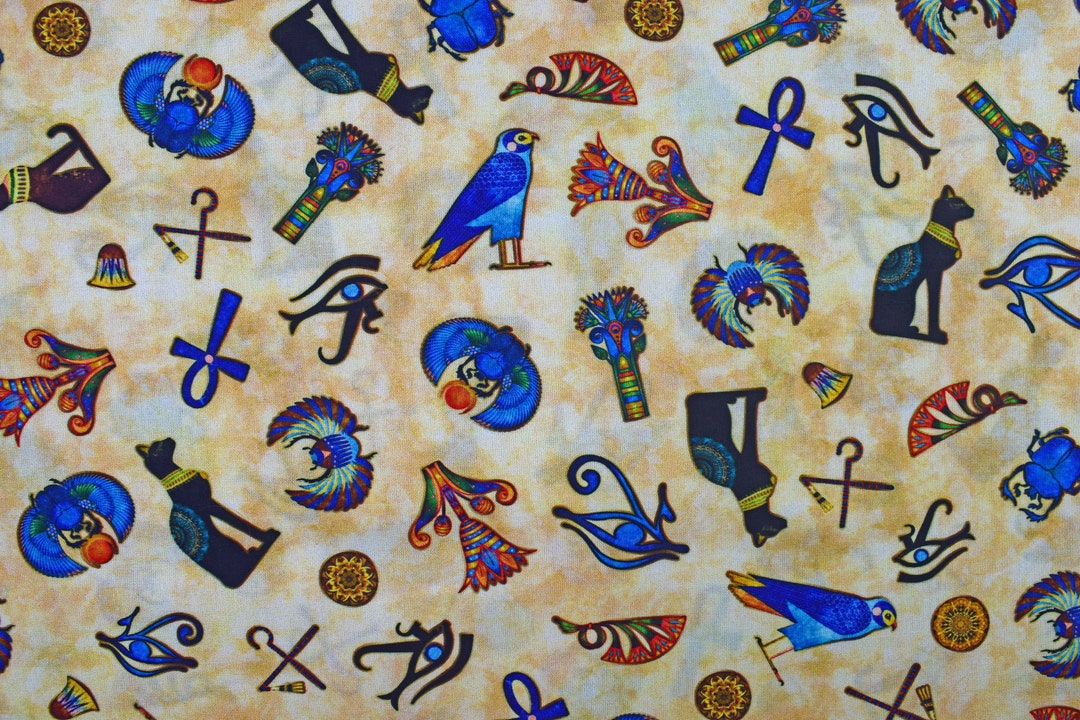 Egyptian Quilting Fabric, Cotton Fabric, Quilting Treasures, Dan Morris ...