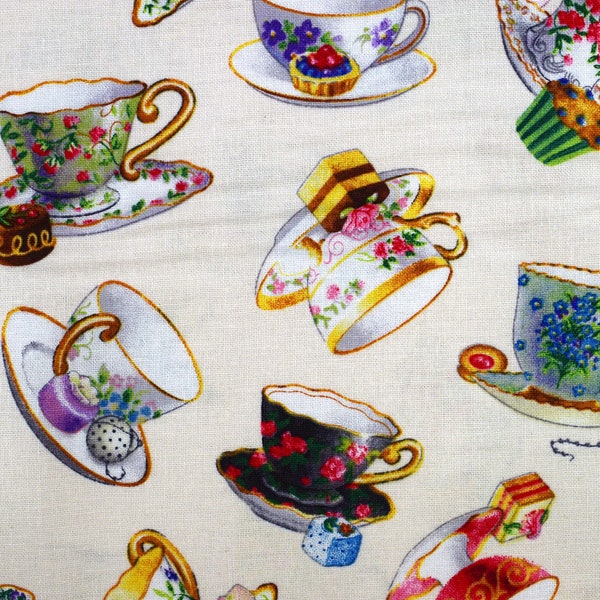 Fabric Tea Set Pattern - Etsy